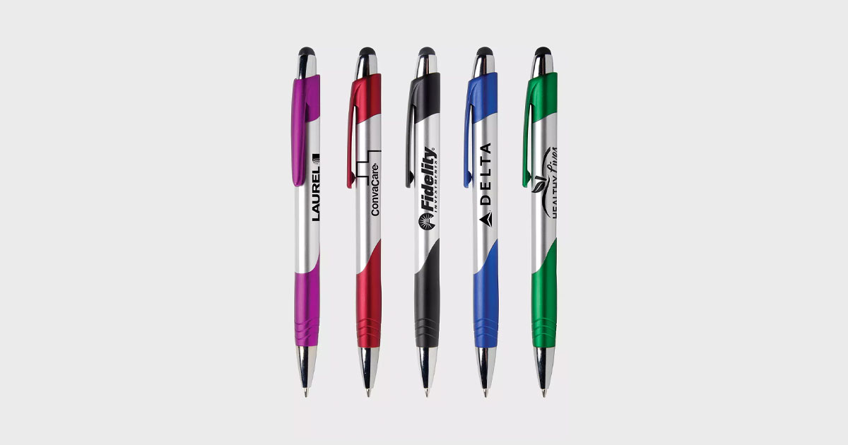 Fiji® Chrome Stylus Pen - Hub